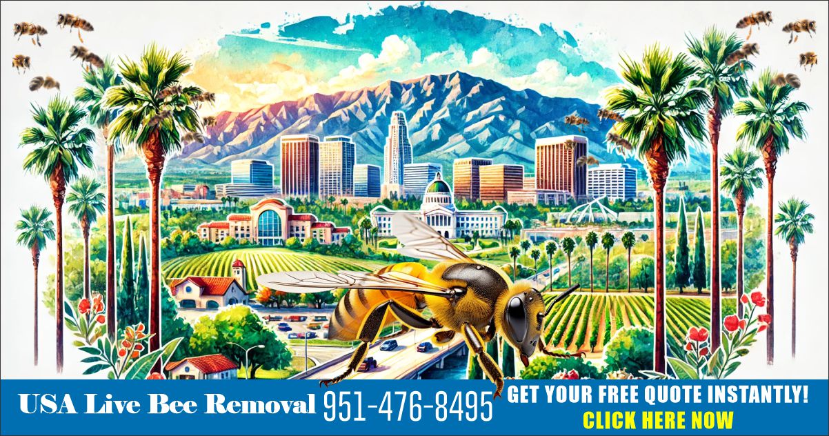 Live Bee Removal in Riverside and the Inland Empire - USA Live Bee Removal