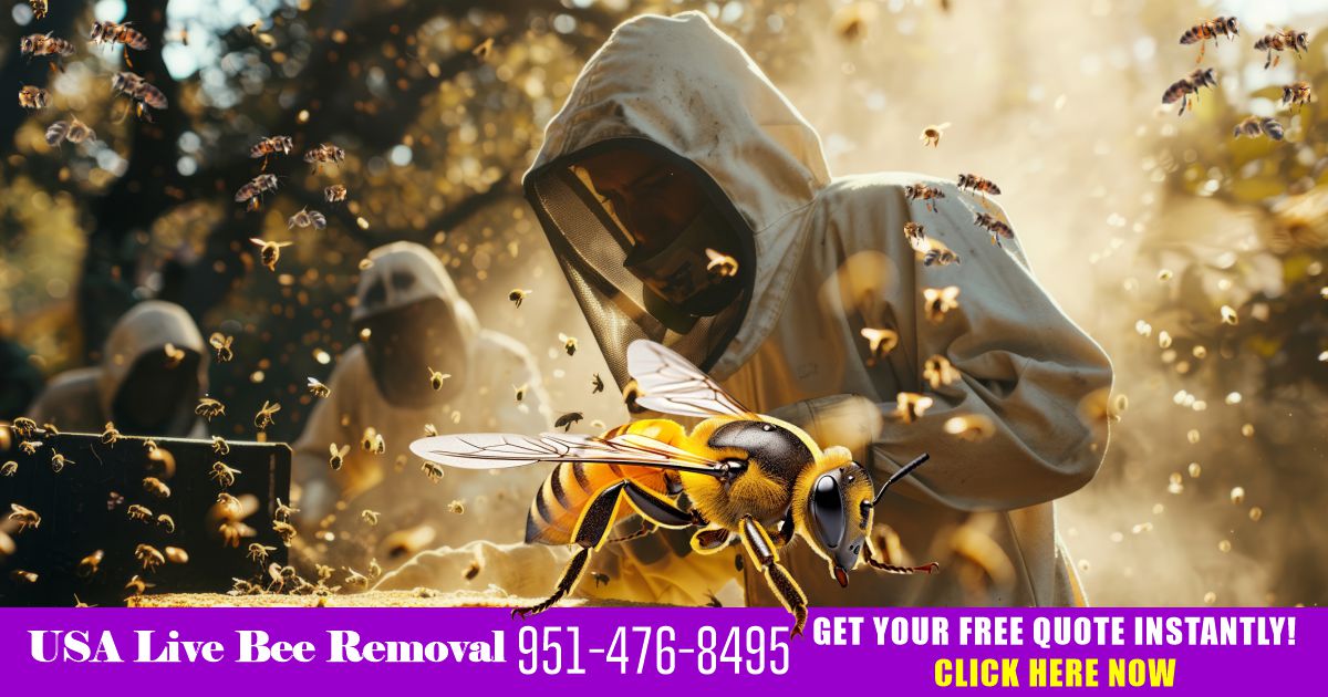 Live Bee Removal in Riverside and Surrounding Areas - USA Live Bee Removal